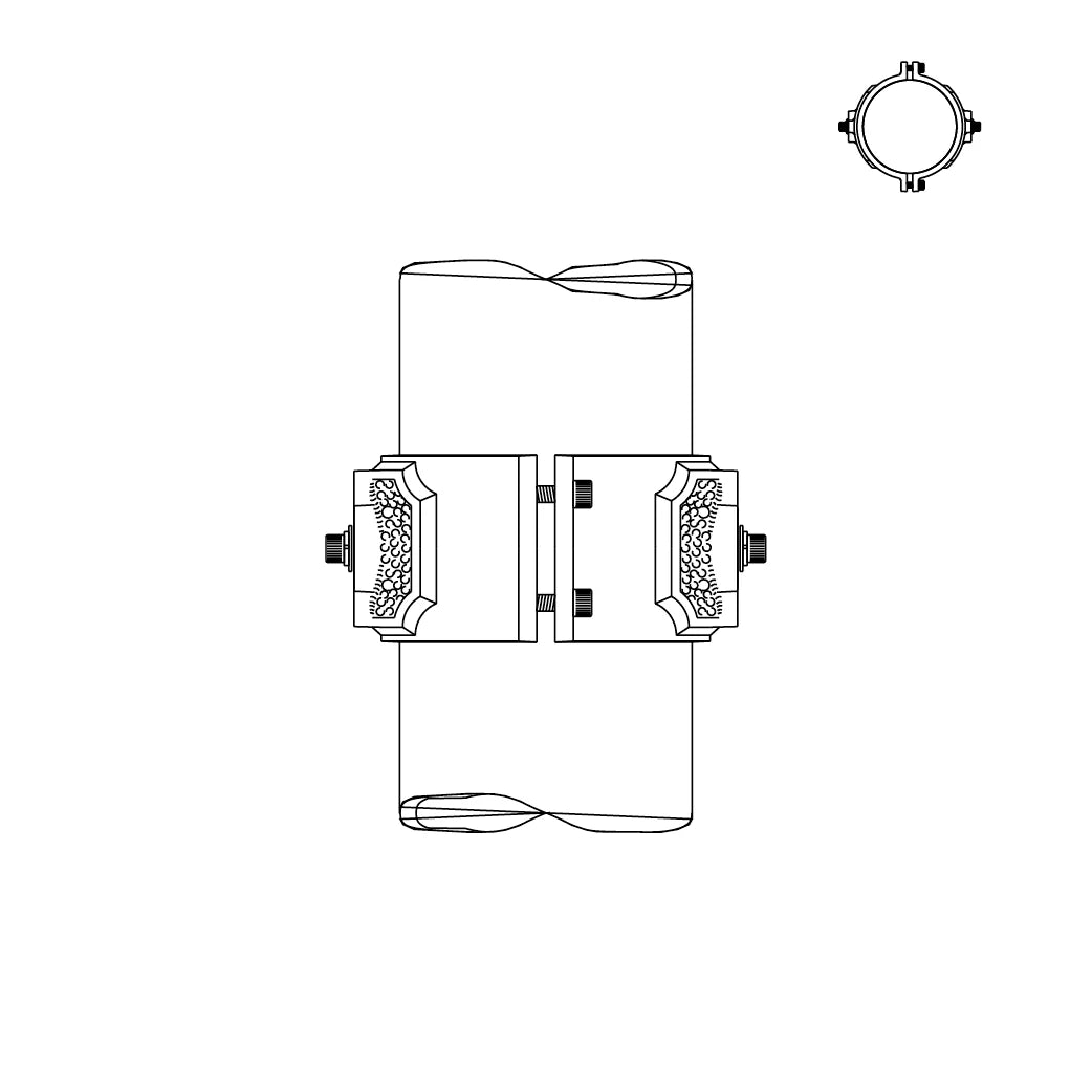 Traffic Sign Clamps for 4" Post - 41-4 – hanoverlantern