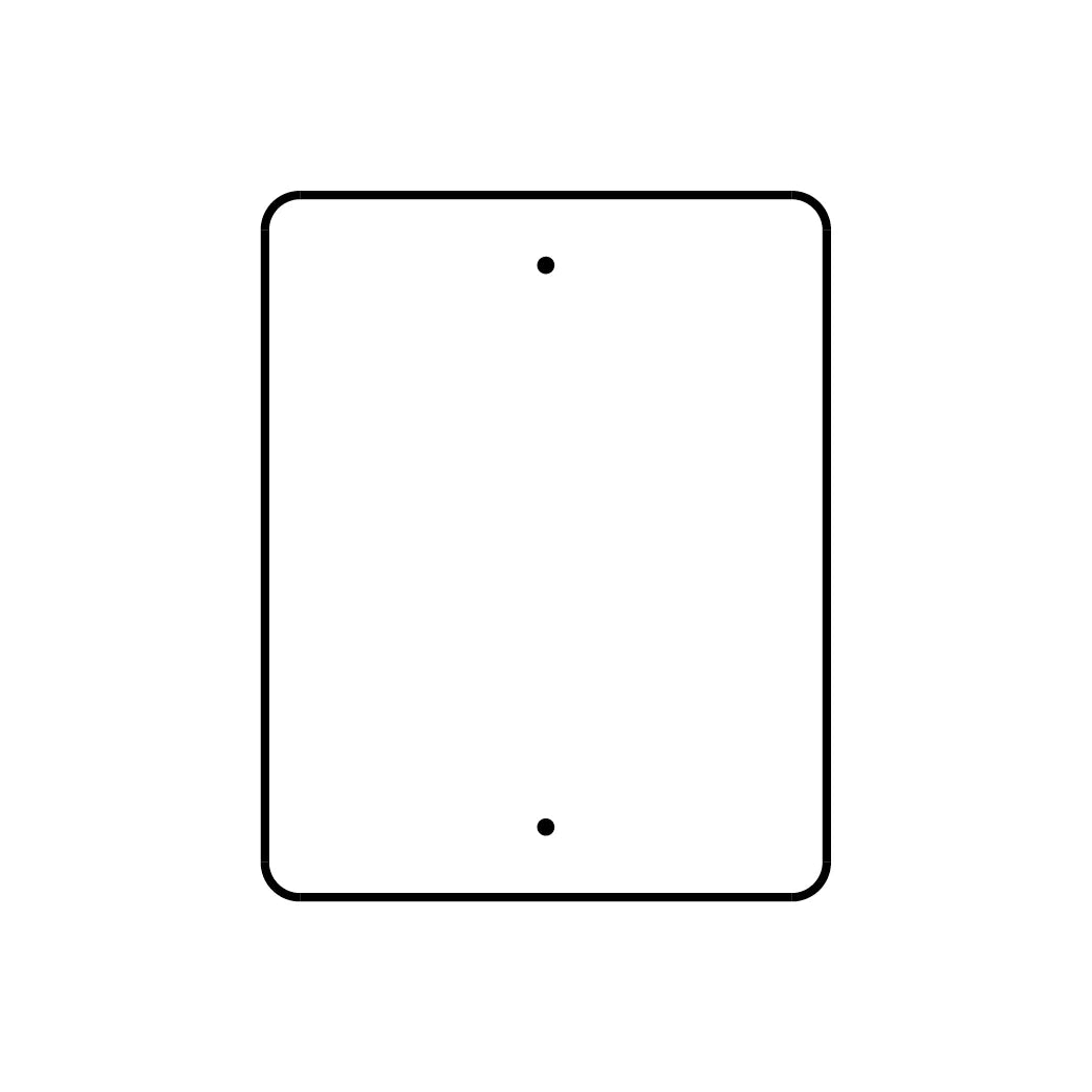 28" x 22" Traffic Sign Plate - 213TSPB – hanoverlantern2